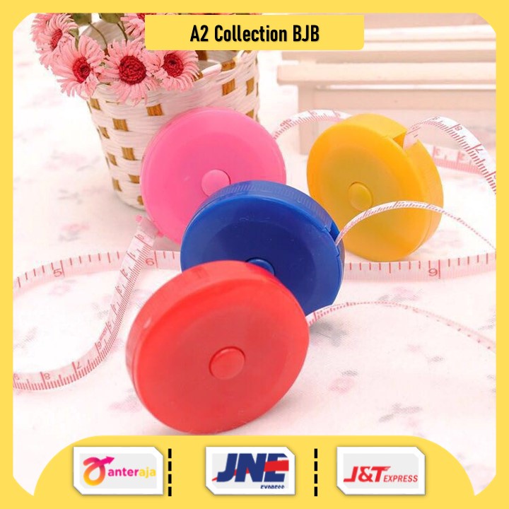 Jual A2 | METERAN GULUNG PUTAR 150CM MINI PENGUKUR LINGKAR PERUT DAN ...