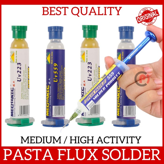 Jual ORIGINAL Mechanic UV 229 559 Medium / High Activity Flux Pasta ...