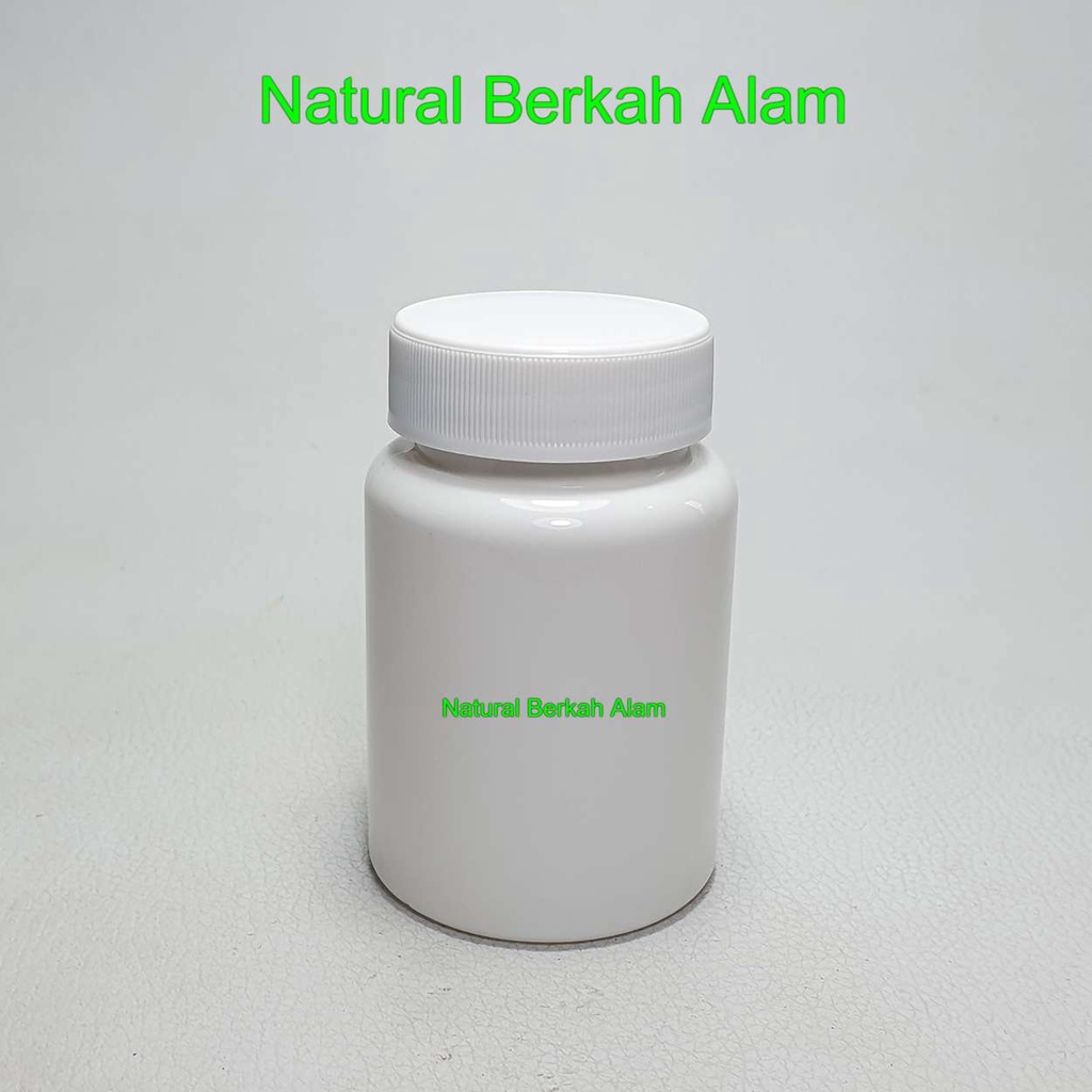 Jual Botol Tablet 80 ml Putih Cap Polos / Botol 60 Kapsul / Botol 80 ml ...
