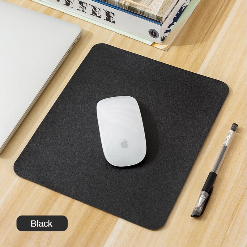 Jual Mouse Pad Komputer Desktop Alas Mouse Kantoran Bahan Kulit Pu ...