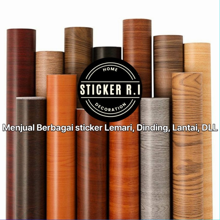 Jual PVC Sheet Urat Kayu Serat Pelapis Lemari Lapisan Meja Furniture ...