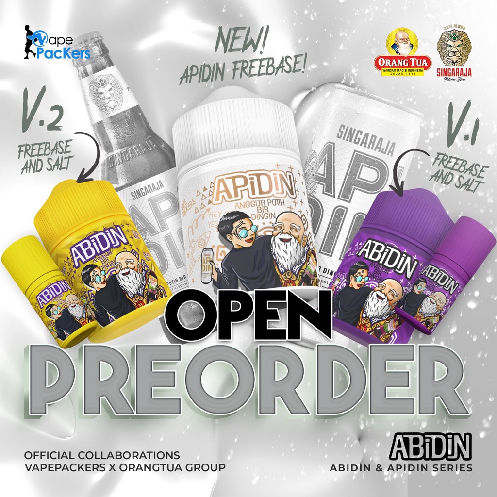 Jual LIQUID APIDIN 60ML FREEBASE AUTHENTIC | Shopee Indonesia