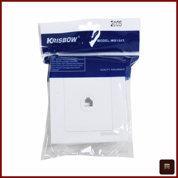 Jual KRISBOW Outlet Stop Kontak Telepon Single WS151T - Putih | Shopee ...