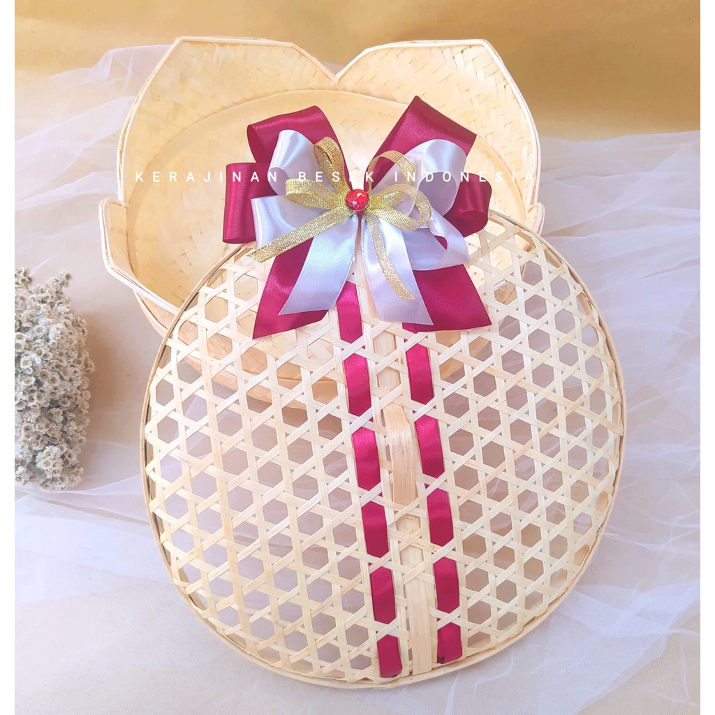 Jual Bambu Teratai aneka ukuran dengan pita cantik Hampers imlek Parsel ...
