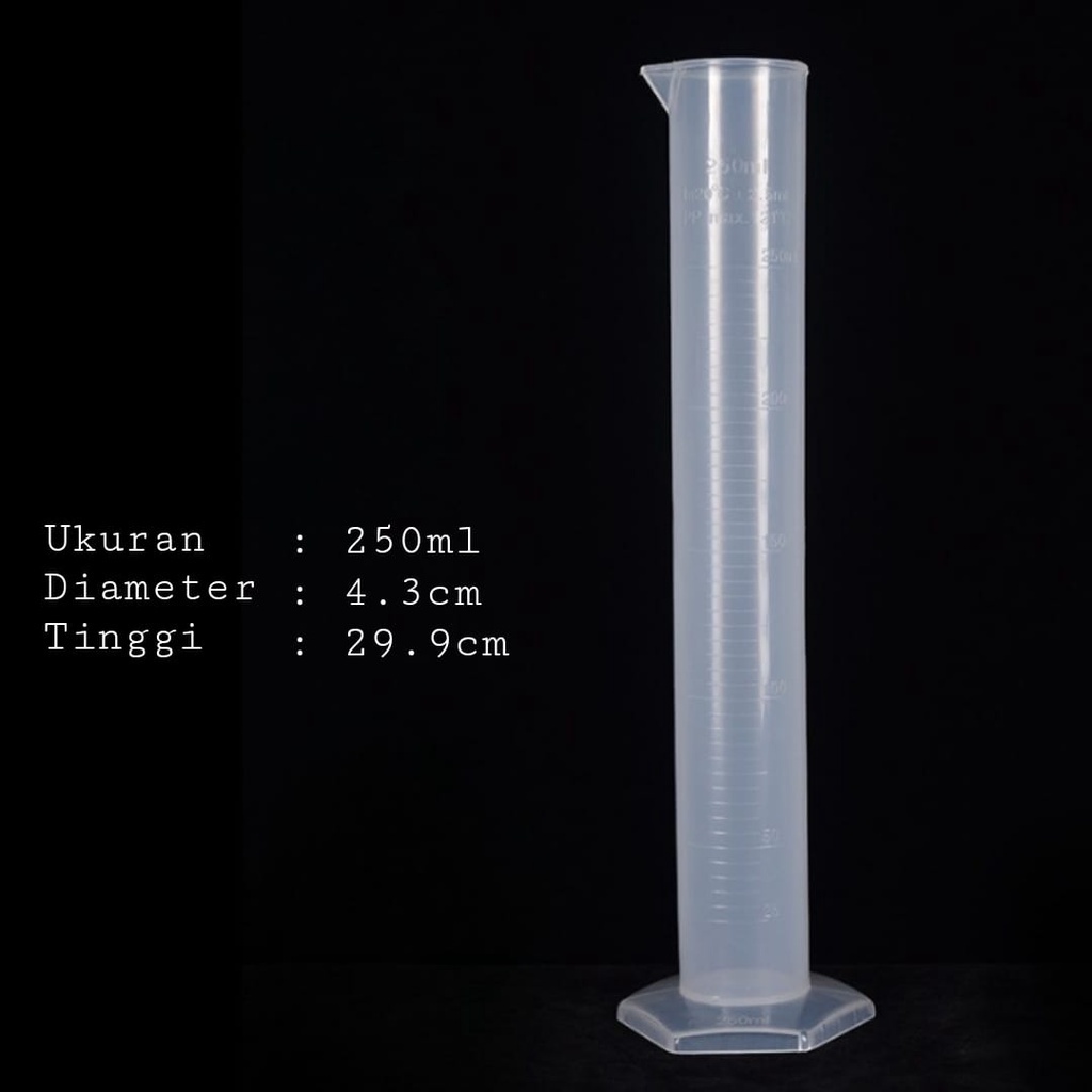 Jual S279 Gelas ukur Tabung Ukur Laboratorium Measuring Cylinder Bahan ...