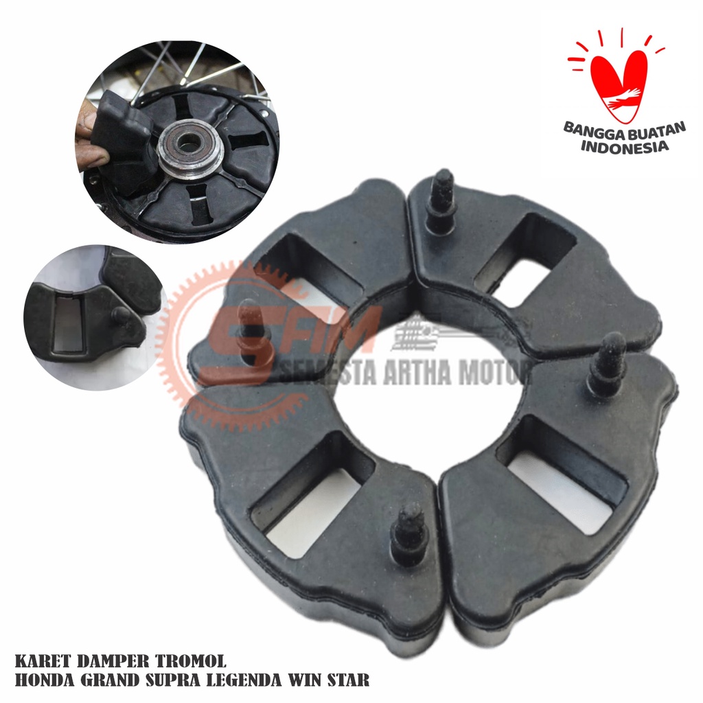 Jual Karet Damper Tromol Set Honda Grand Supra C70 Legenda GN5 Bantalan ...
