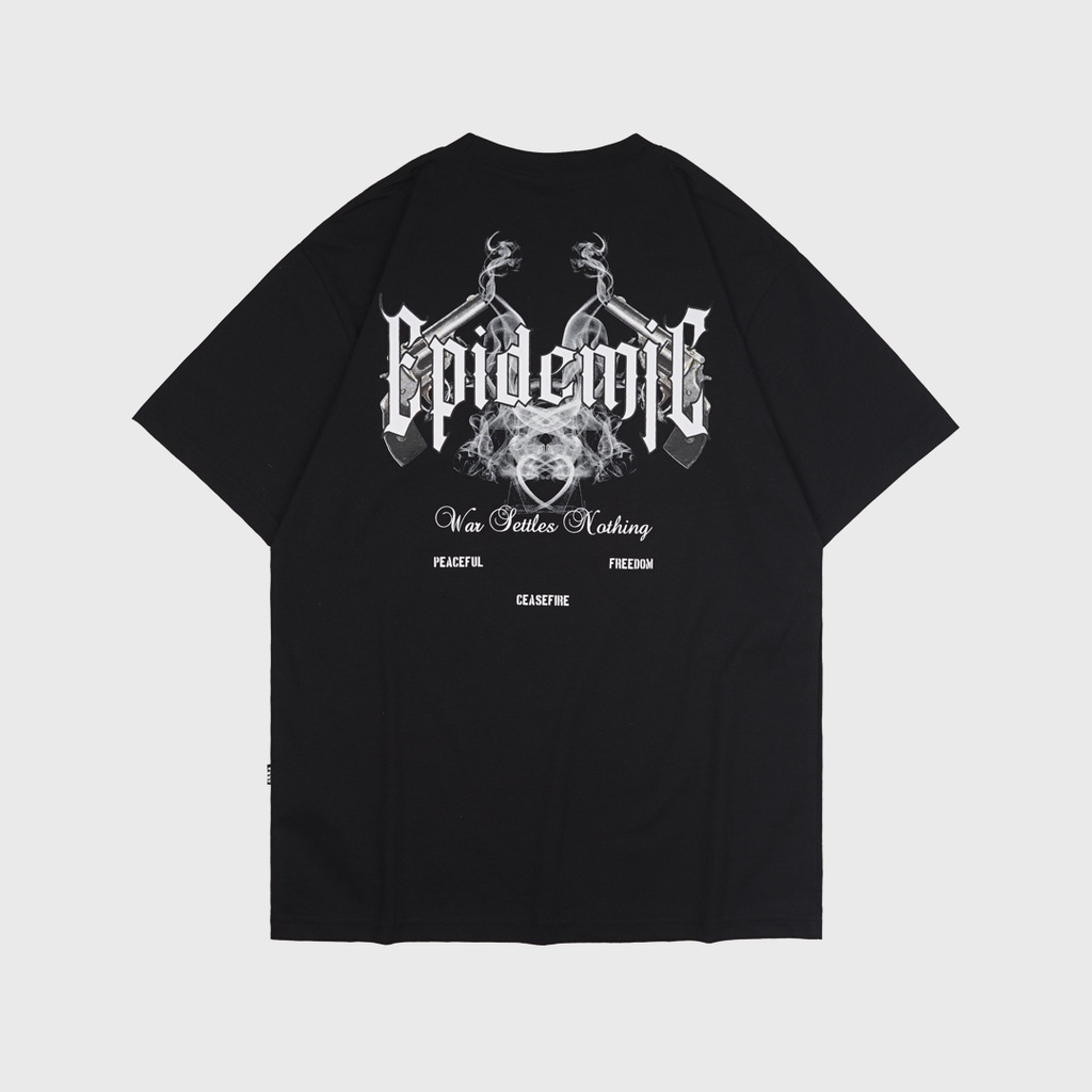 Jual Epidemic T-Shirt American Cotton 20s Obsessively Black | Shopee ...