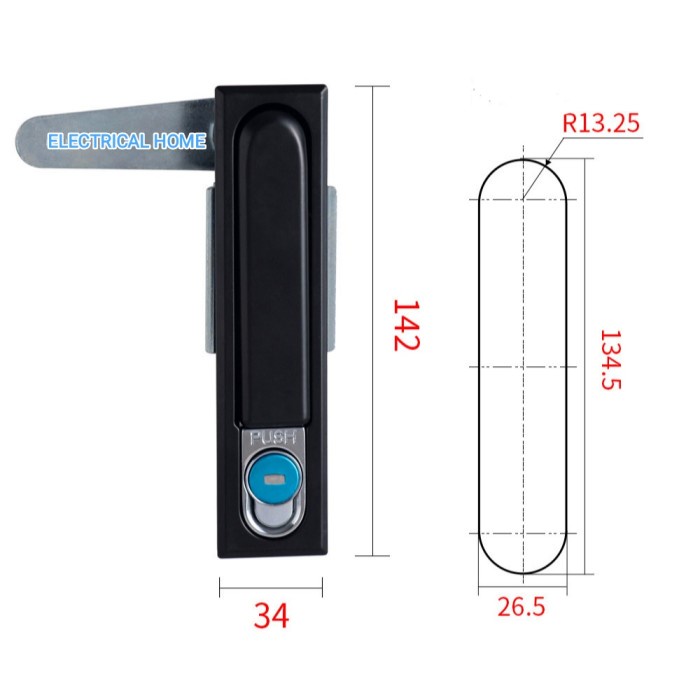 Jual Kunci Box Panel MS-490-1-1 Kotak (142mm) | Shopee Indonesia