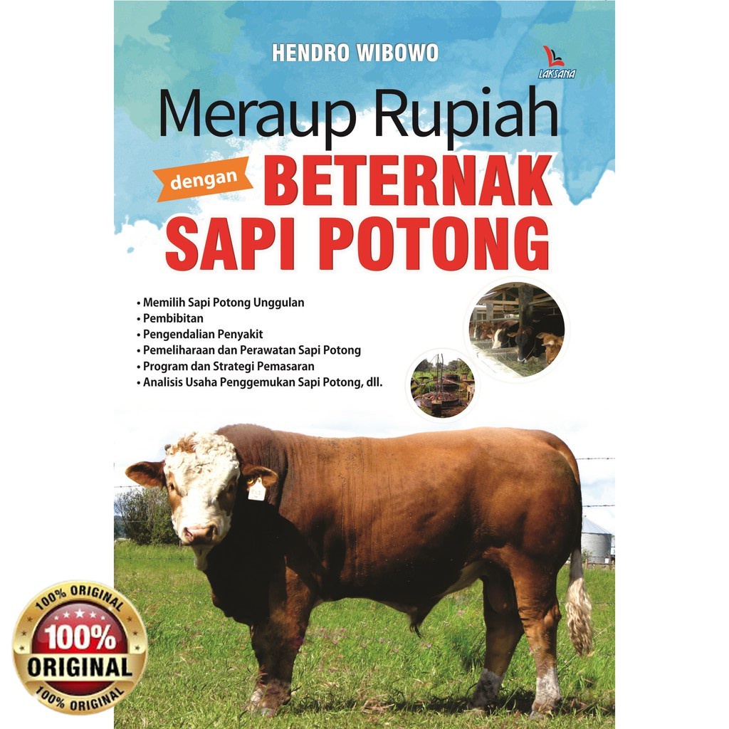 Jual Buku Meraup Rupiah dengan Beternak Sapi Potong - LAKSANA | Shopee ...