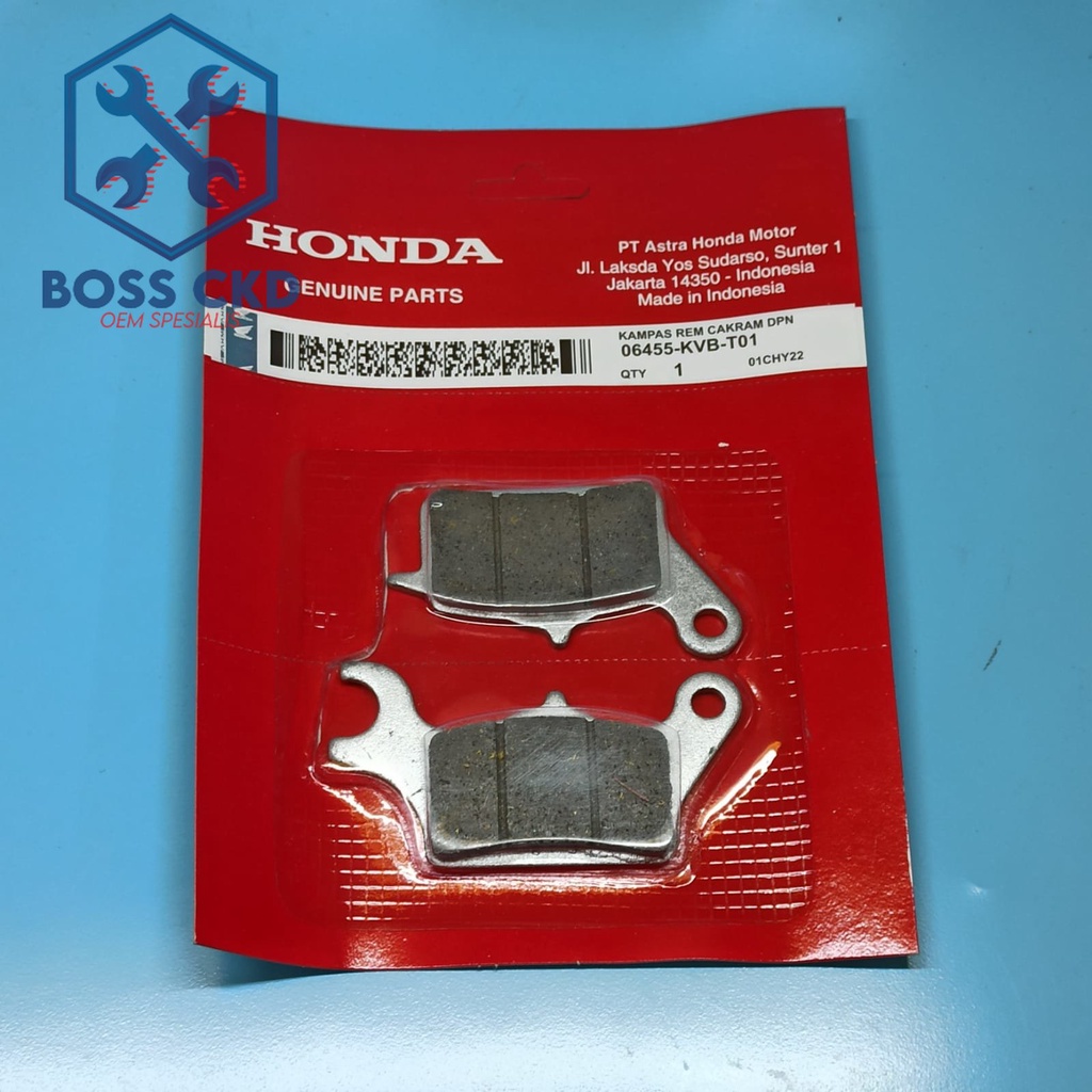 Jual Dispad Discpad Kampas Rem Depan Beat Scoopy Spacy Vario KVB ...
