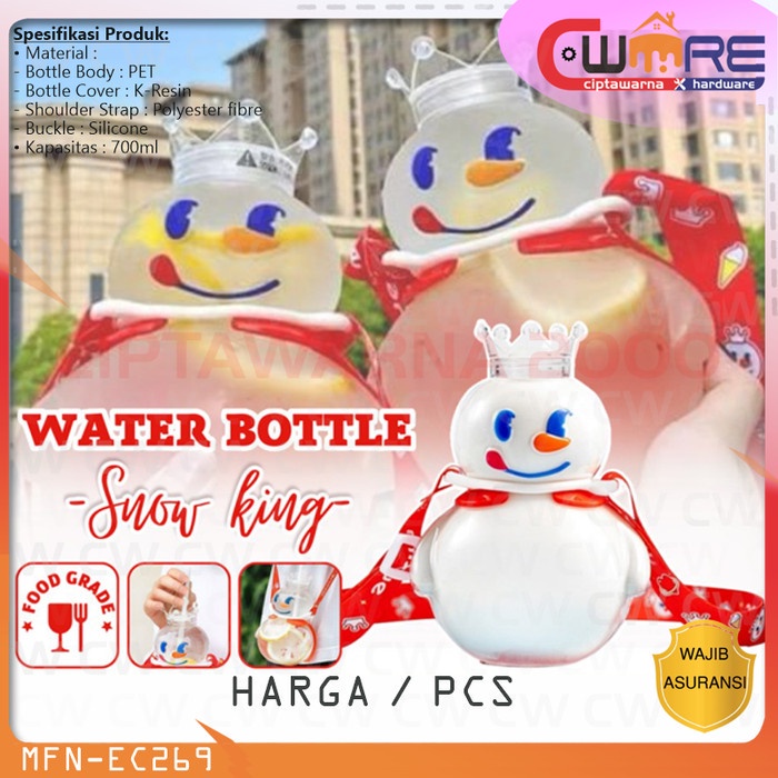 Jual Botol Minum tumbler Karakter Mixue Snow king wadah minum AIR ...