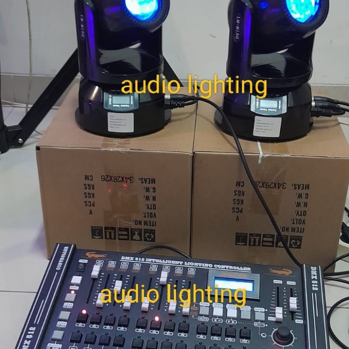 Jual paket 2 unit mini Beam 150 Watt + mixer dmx crocodile | Shopee ...