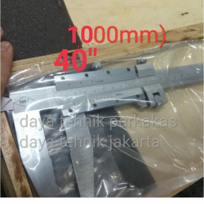 Jual sigmat toki 1 meter 1000 - vernier caliper toki - bukan merek mitutoyo sig mat akurasi oke ...