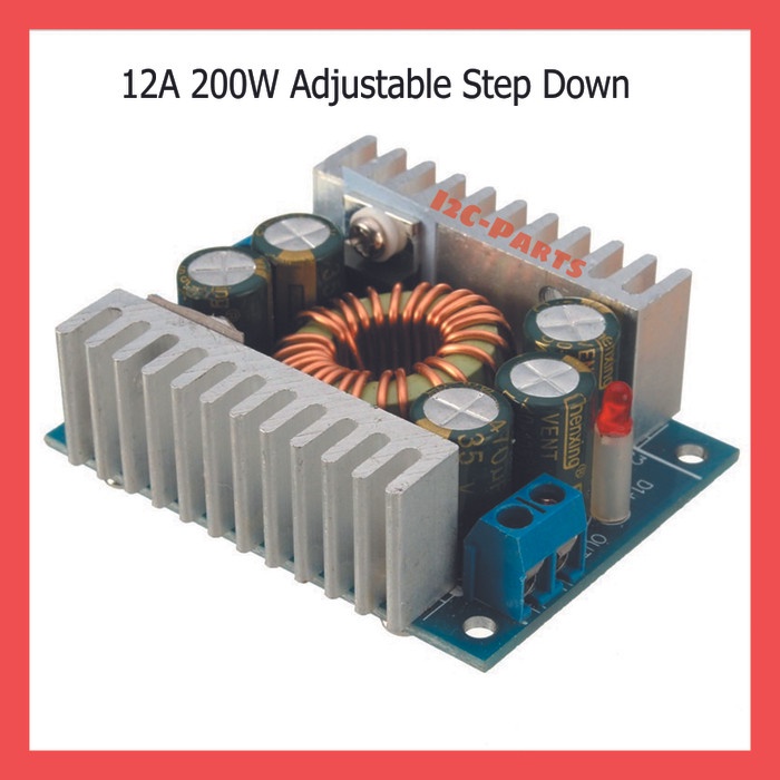 Jual DC-DC Step Down High Power Low Ripple 12A Adjustable Step-down 95% Efficiency | Shopee ...
