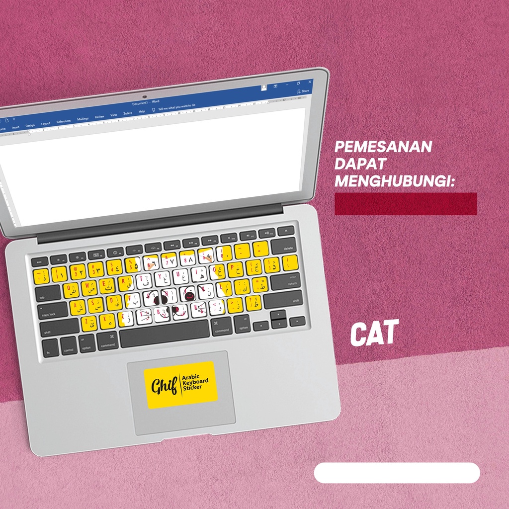 Jual Stiker Keyboard Arab untuk Mengetik Bahasa Arab di Laptop pc ...