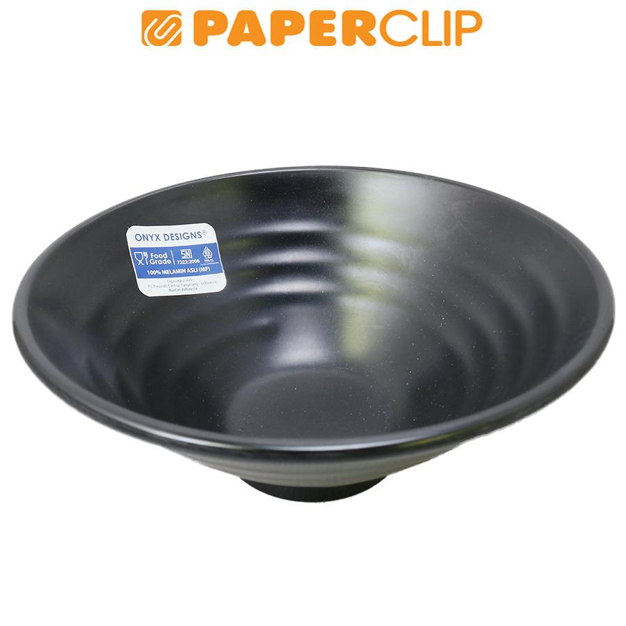 Jual MANGKOK / RAMEN BOWL ONYX COSMIC 21079 HITAM 7.5" | Shopee Indonesia