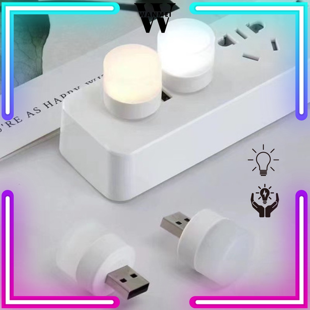 Jual WM Lampu Mini LED USB Portable / Lampu Penerangan Tidur Belajar / Lampu Kecil Praktis ...