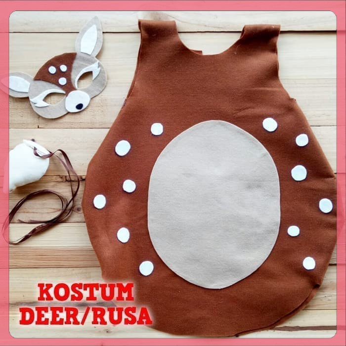 Jual Kostum Karnaval Anak Drama Teater Pesta Kostum Hewan Rusa Paling ...