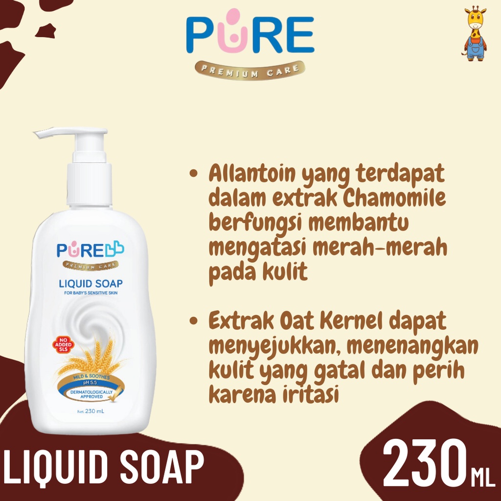 Jual Pure Baby Liquid Soap 230ml - Sabun Bayi | Shopee Indonesia