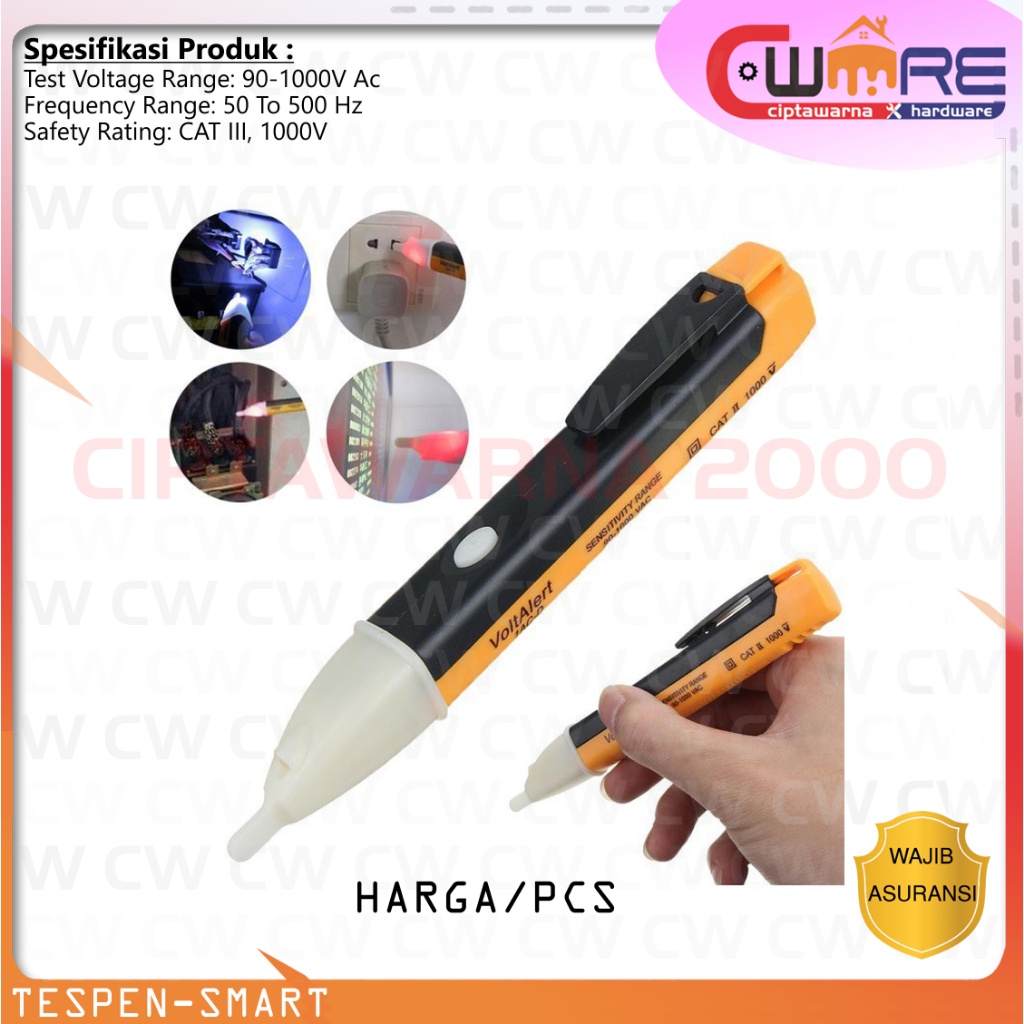 Jual Tespen Detektor Voltase Alat Cek Arus Listrik Voltage Alert ...