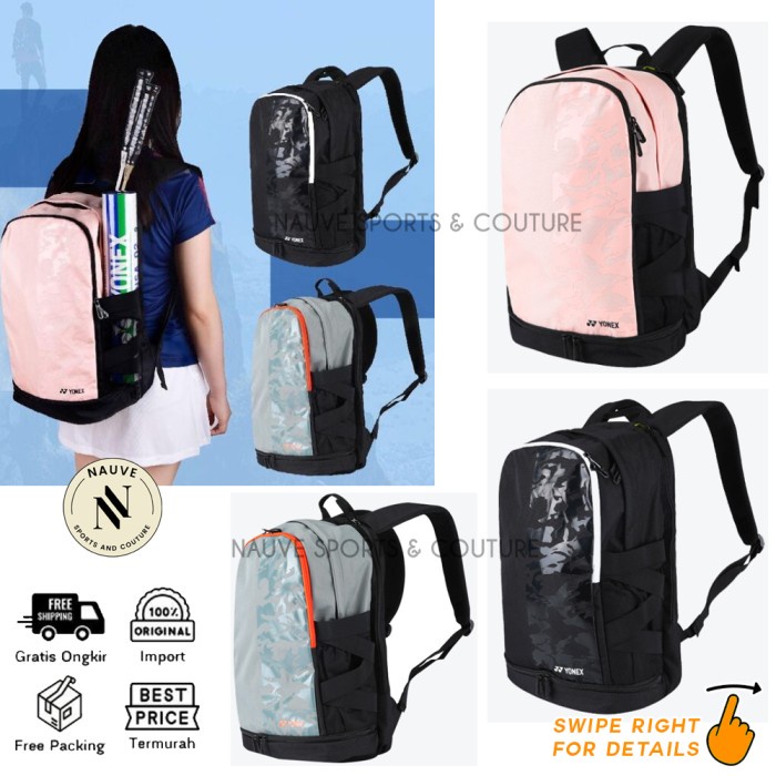 Jual Tas Badminton Backpack Yonex BA214CR Raket Unisex Travel Ransel ...