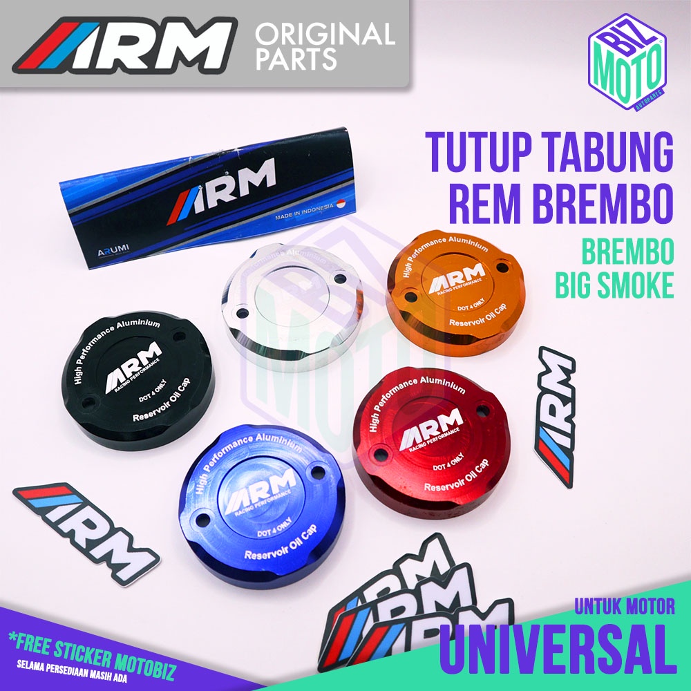 Jual ARUMI ARM Tutup Tabung Reservoir Brembo Big Smoke | Shopee Indonesia