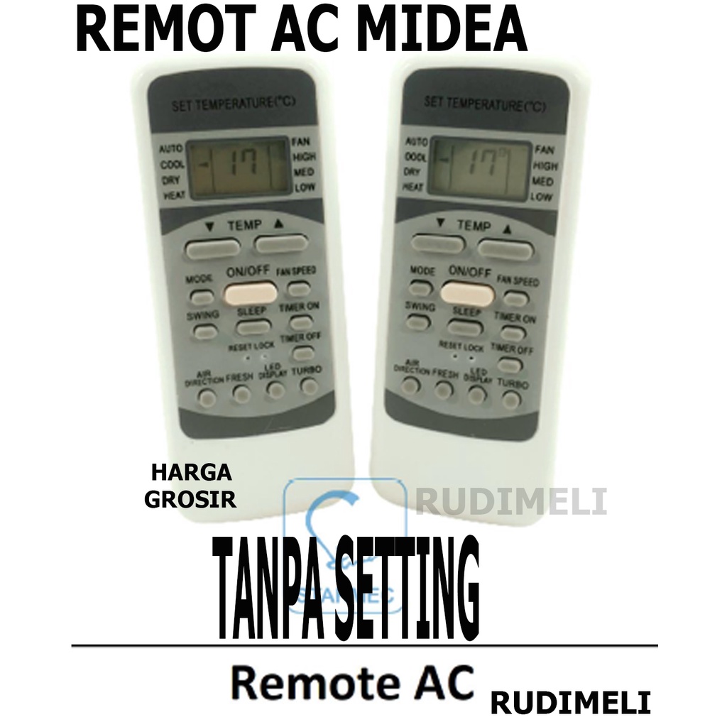 Jual REMOTE AC MIDEA STARMEC | Shopee Indonesia