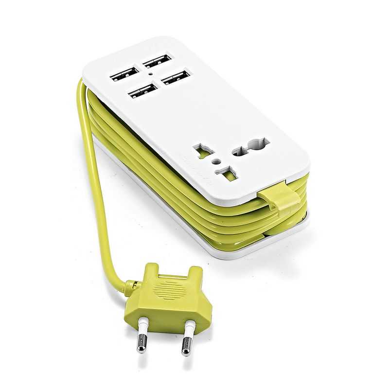 Jual Sonyar Stop Kontak Colokan Listrik Universal 4 USB Port EU Plug ...