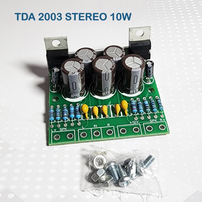 Jual audiosby-Modul TDA2003 Stereo 10W Power Amplifier AMPLI | Shopee Indonesia