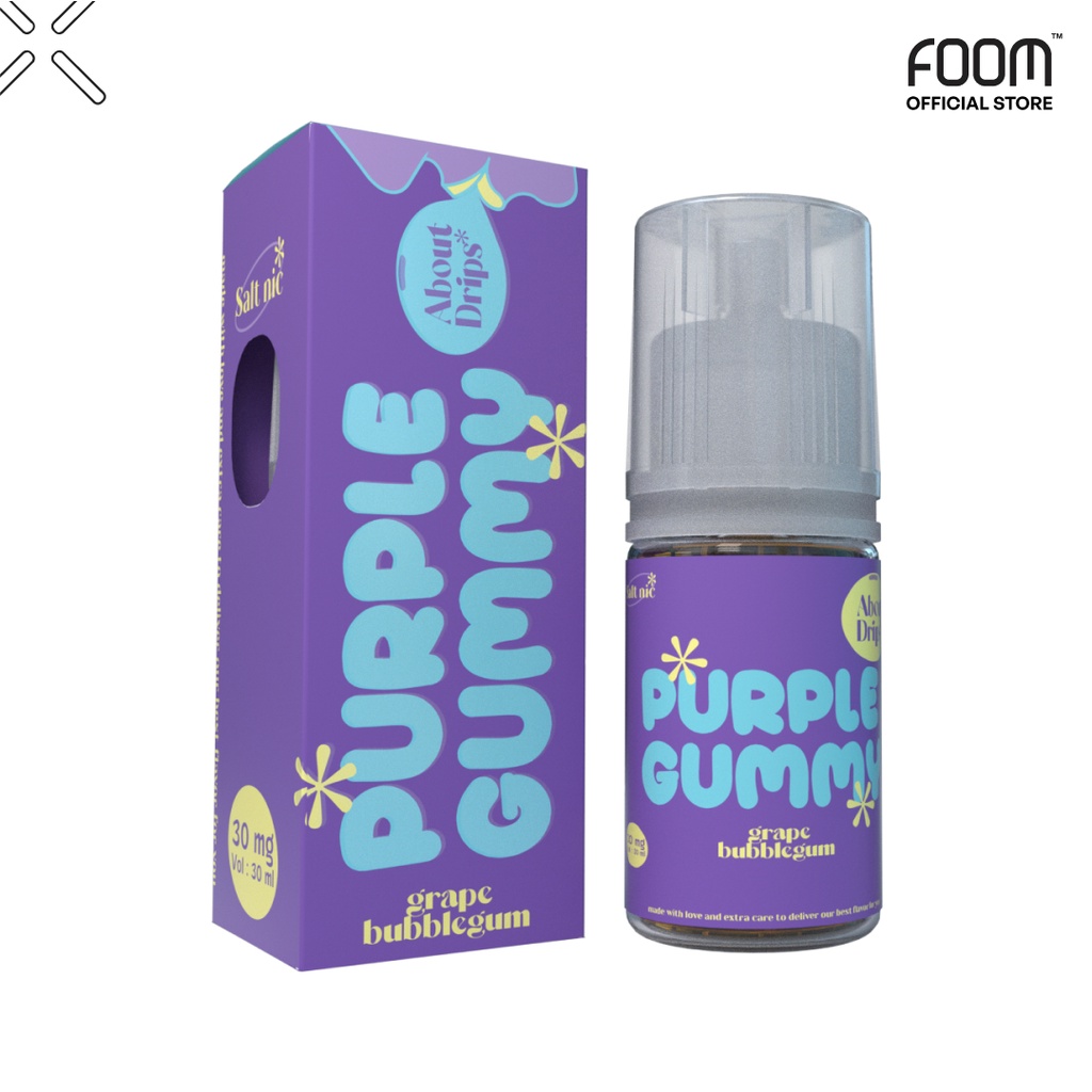 Jual FOOM BUBBLE GUM SERIES by FLOOID - Purple Gummy | Shopee Indonesia