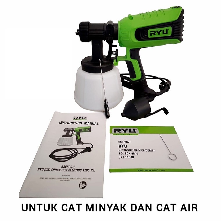 Jual SPRAY GUN ELECTRIC RYU RSE800-2 ML - Semprotan Cat Elektrik ...