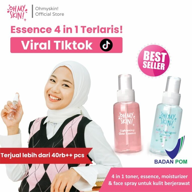 Jual OhMySkin Oh My Skin Acne Treatment Essence 60ml | Shopee Indonesia