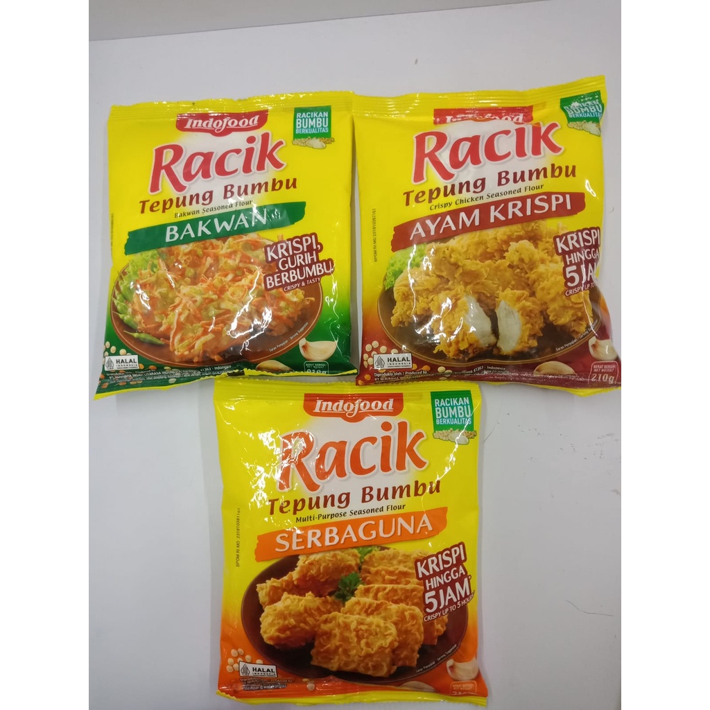Jual Indofood Racik Tepung Bumbu 210 Gr | Shopee Indonesia