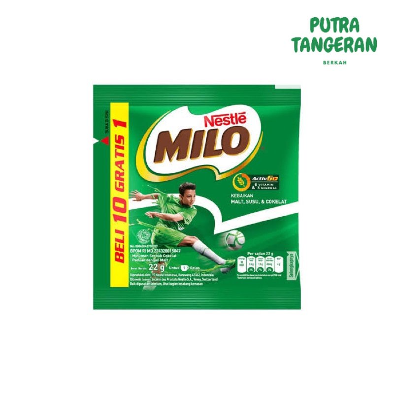 Jual MILO SACHET RENCENG 10 + 1 = 11 PCS | Shopee Indonesia