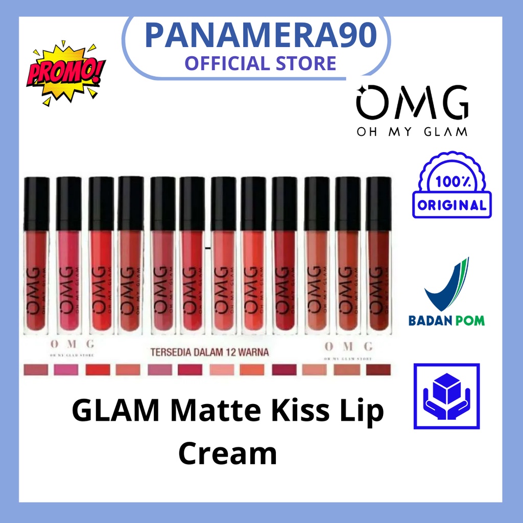Jual OMG Matte Kiss Lip Cream Lipstick Lipcream Original | Shopee Indonesia