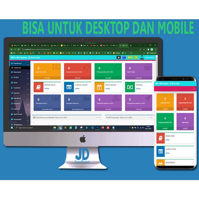 Jual Aplikasi Sistem Akuntansi dan Penjualan Berbasis Web - Codeigniter ...