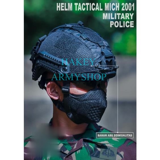 Jual Helm Tactical Airsofgun Emerson Mich 2001 Plus Cover Hitam ...