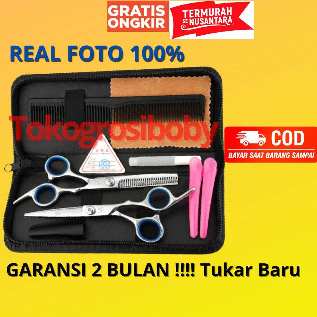 Jual gunting potong rambut sasak gunting potong rambut stainless steel ...