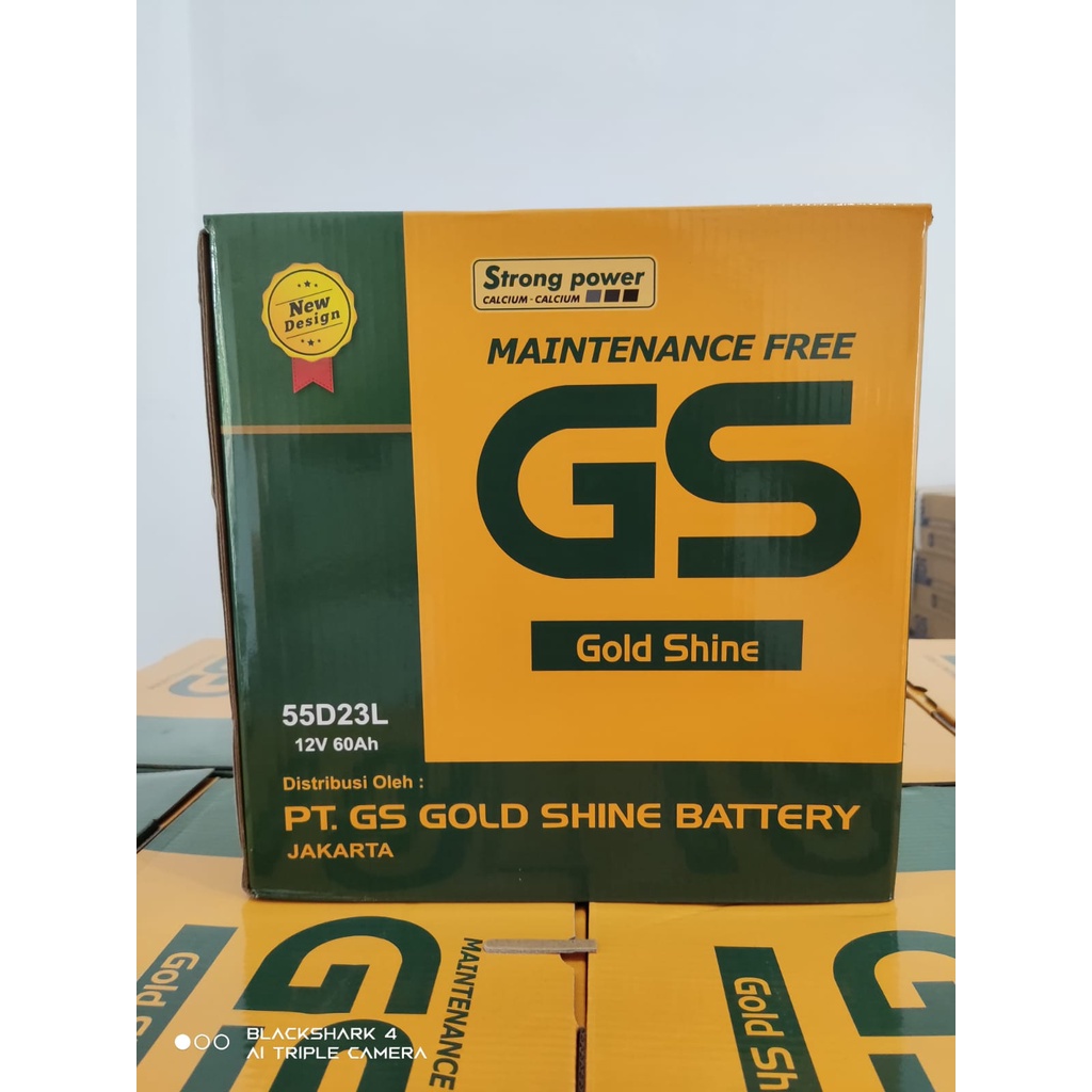 Jual AKI MOBIL GS GOLD SHINE 55D23L MF 12 VOLT 60 AMPERE AKI KERING AUTOMOTIVE | Shopee Indonesia