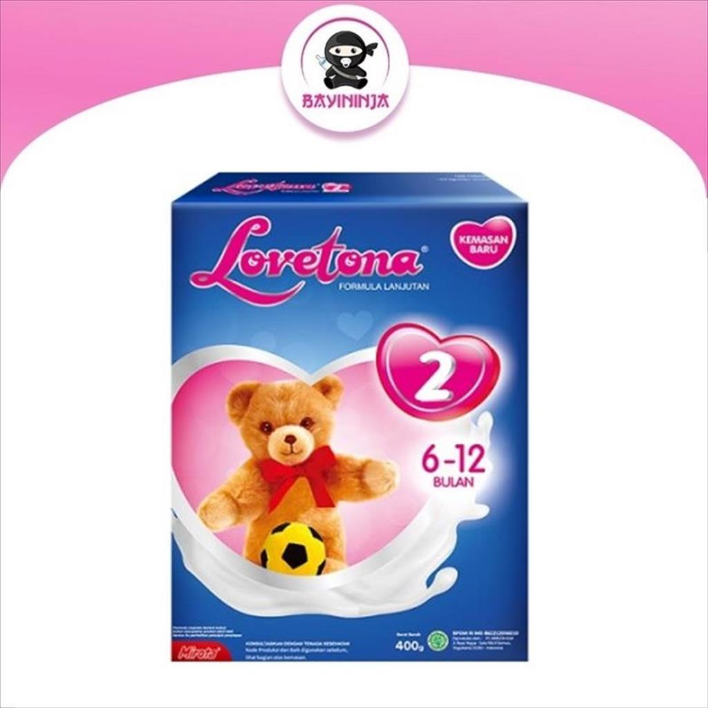 Jual LOVETONA Formula Lanjutan 2 6 to 12 Bulan Susu Box 400g | Shopee ...
