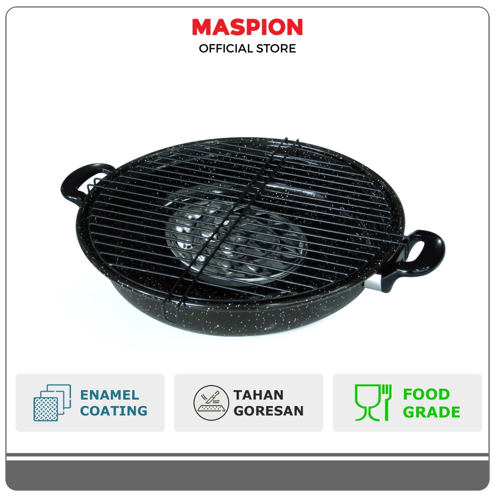Jual Maspion Panda Pemanggang Enamel Magic Roaster Marbel 33 cm ...