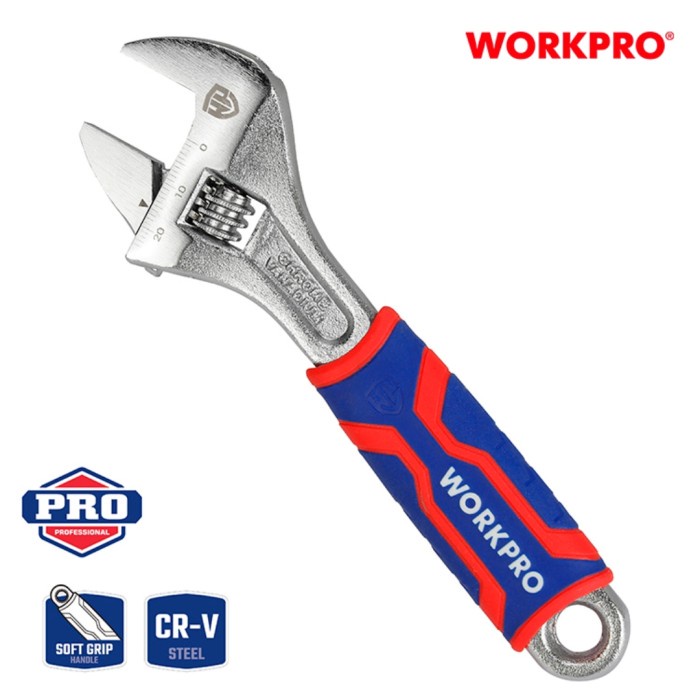 Jual WORKPRO WP272010 Adjustable Wrench 150mm (6") | Shopee Indonesia