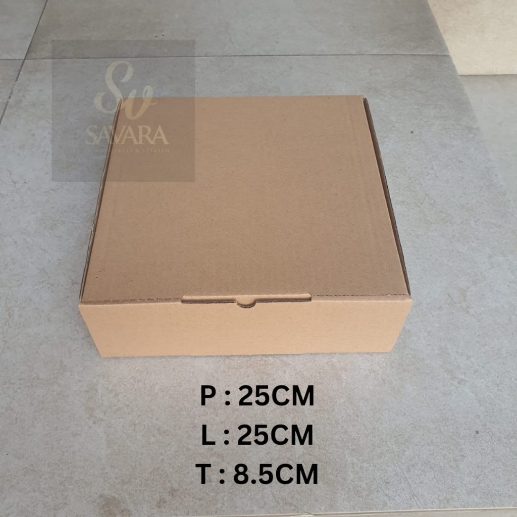 Jual SV - Dus Kotak Extra Packing 25x25x8,5 Cm | Shopee Indonesia