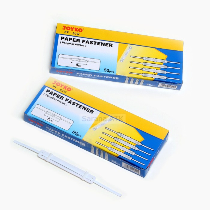 Jual JOYKO - PF-50W ACCO - Paper Fastener - Pack | Shopee Indonesia