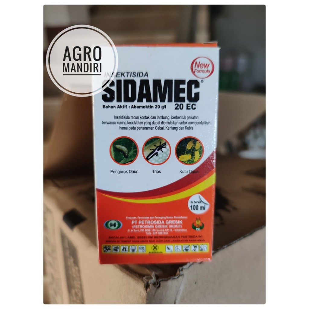Jual Sidamec 20 EC 100 ml Insektisida Obat Basmi Hama Daun Keriting ...
