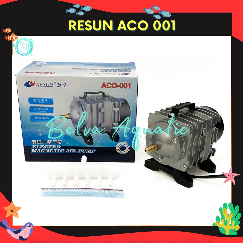 Jual RESUN ACO-001 Pompa Udara Aerator Blower Air Compressor Resun ACO 001 | Shopee Indonesia