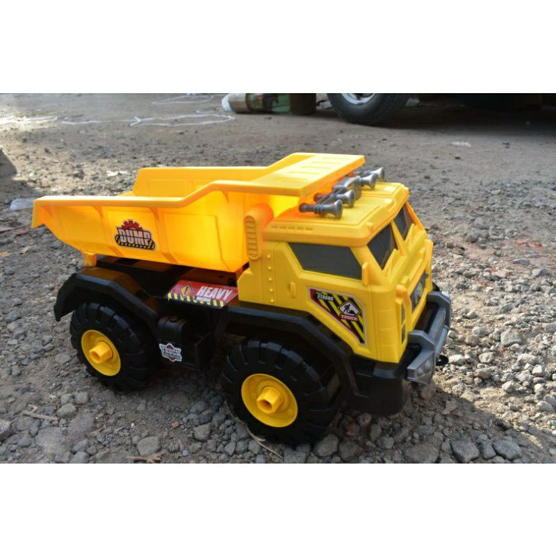 Jual Mainan Mobil Truk Dump Besar / Truk Konstruksi /Truk Pasir ...