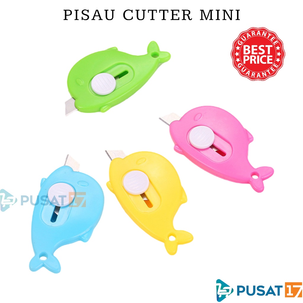 Jual PISAU CUTTER MINI KARAKTER / PISAU KATER PACKING UNBOXING PAKET ...