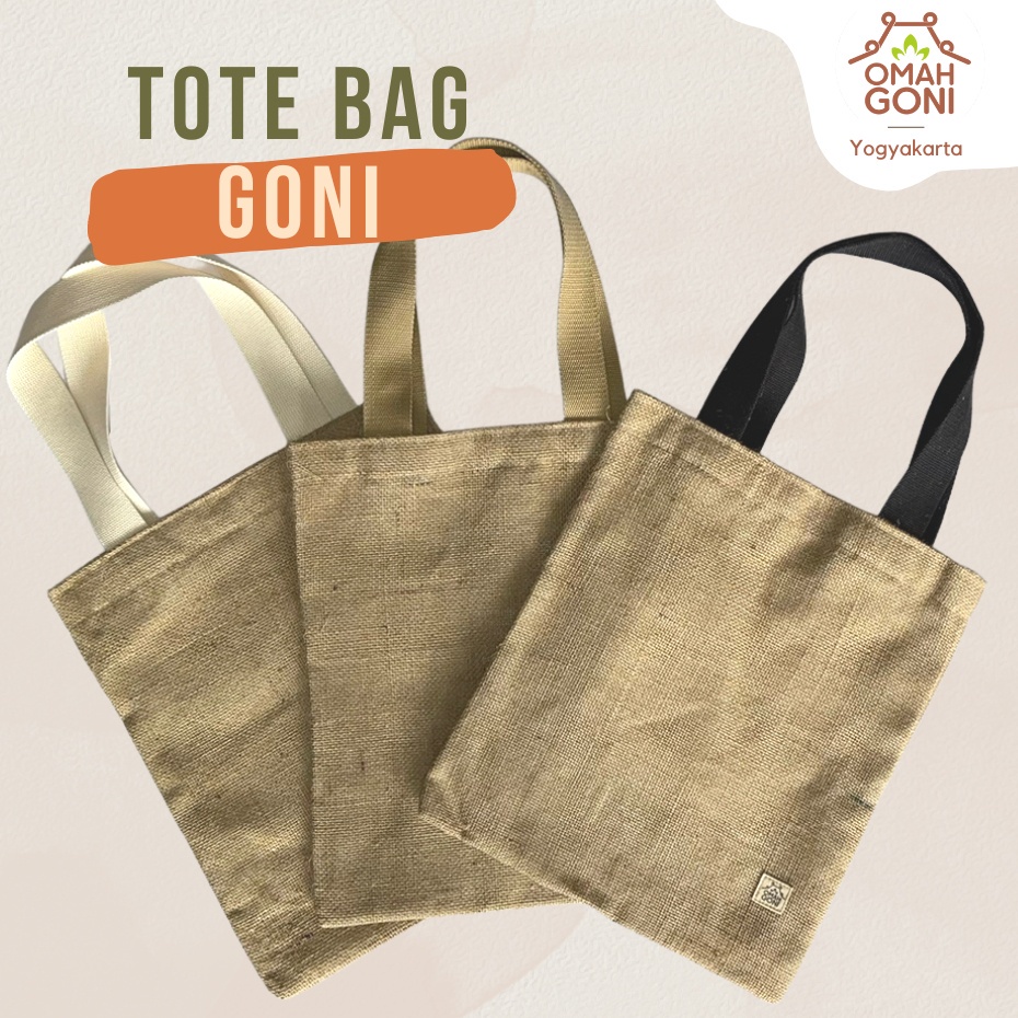 Jual Totebag Goni - Tas Goni Polos - Tas Ramah Lingkungan - Ecofriendly ...