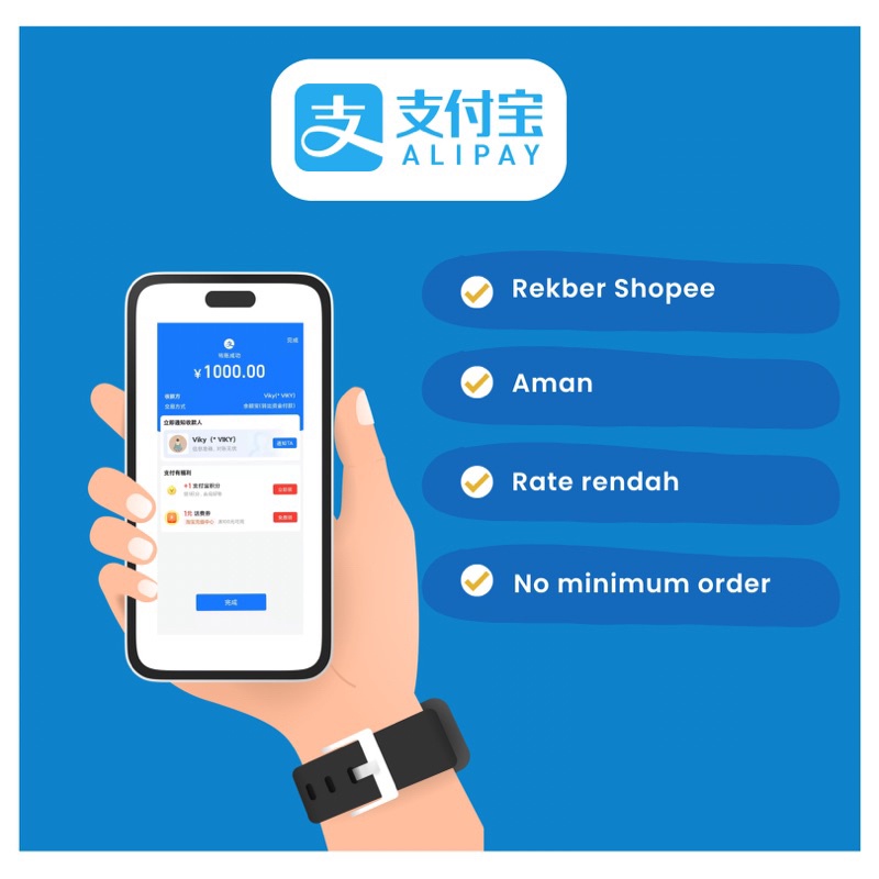 Jual alipay rate 2190-2280 (tiap hari berubah, tanya via DM) | Shopee ...